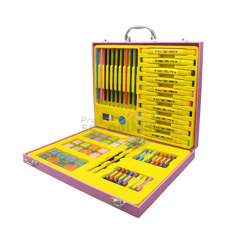 114 Pcs Wooden Coloring Art Kit – Preschool mall - Preschool Supplies ...