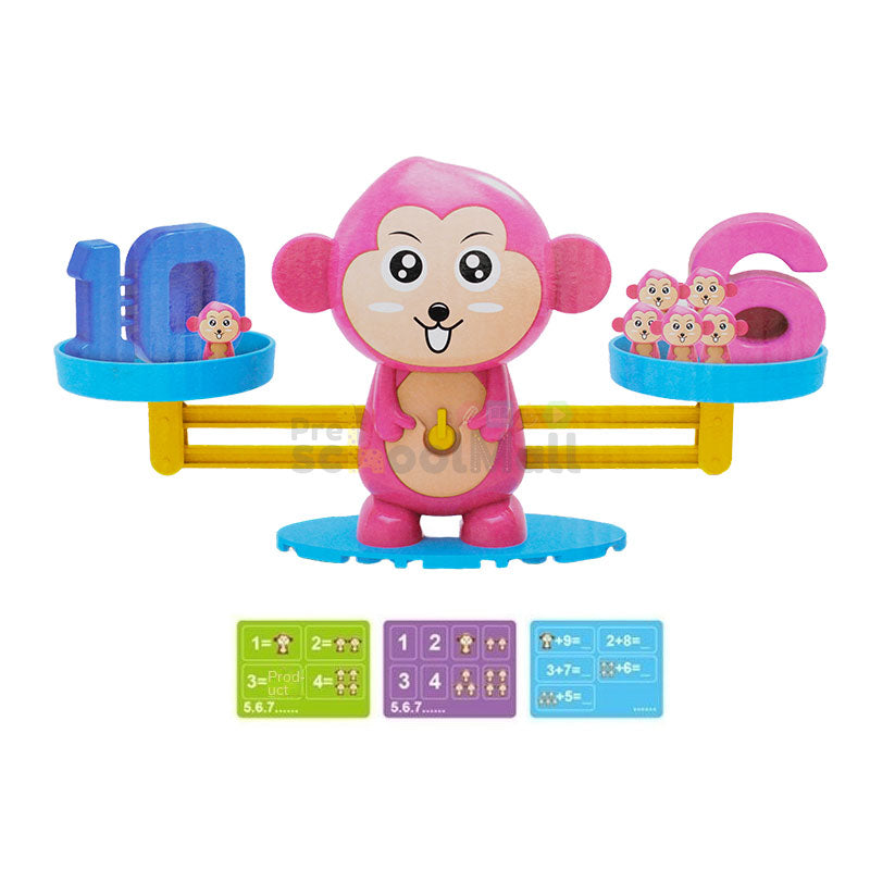 Intelligence Monkey Balance Toy with Numbers – Preschool mall ...