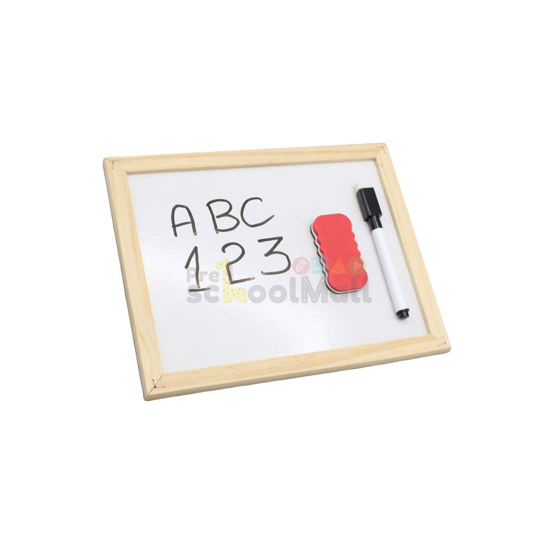 Mini Wooden Double Sided Writing Board – Preschool mall - Preschool ...