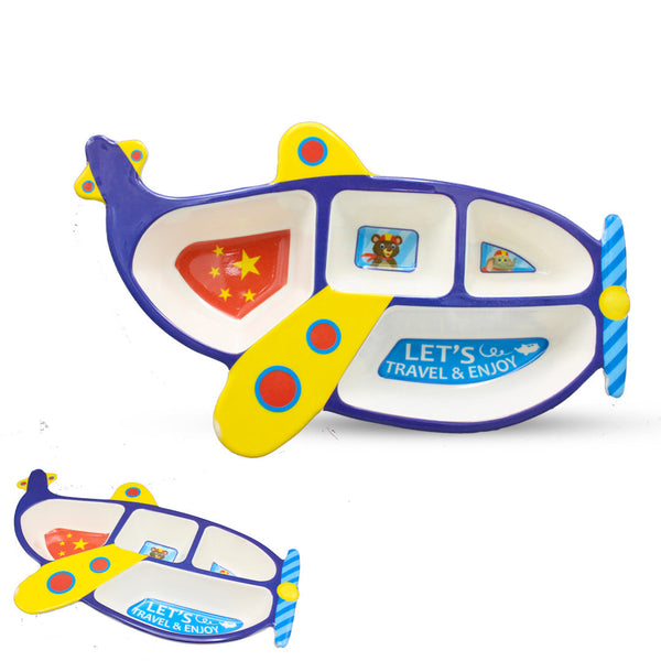 Airplane Dinnerware divided plate – preschoolmall